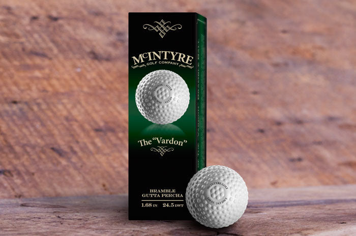 "The Vardon" (Replica Golf Ball -- Modern Ball Version) – Mcintyre Golf